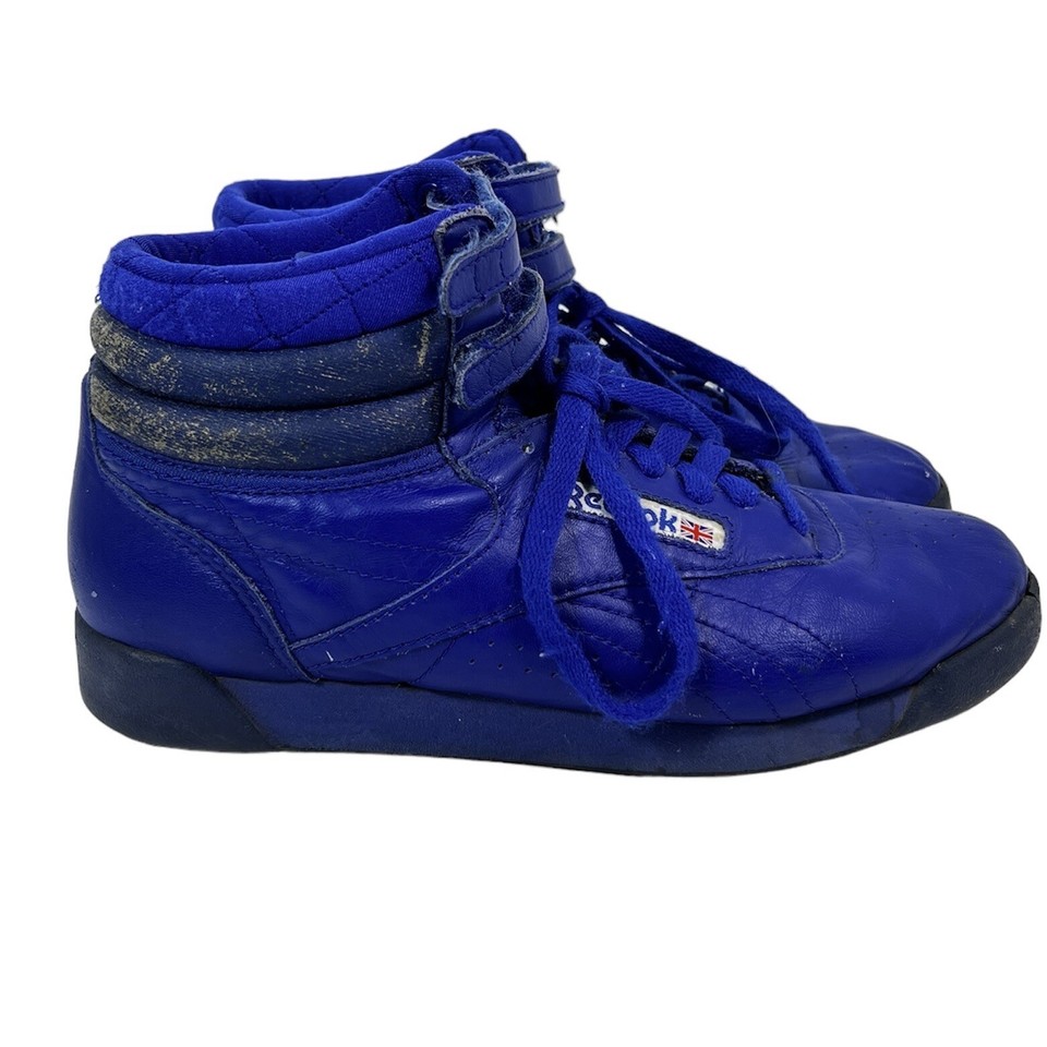 Early 1980s Women’s Blue Reebok Classic Freestyle High Tops Size 7.5 | eBay