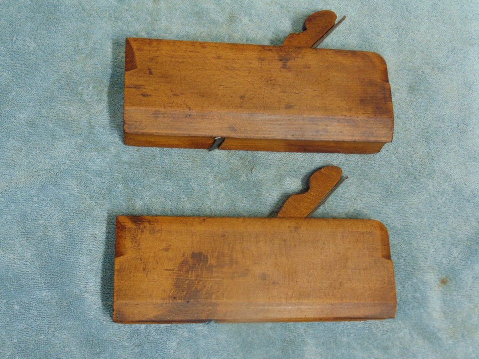 Lot of 2 Antique Sandusky Tool Co. Wooden Bead Molding Planes 7/8" and ...