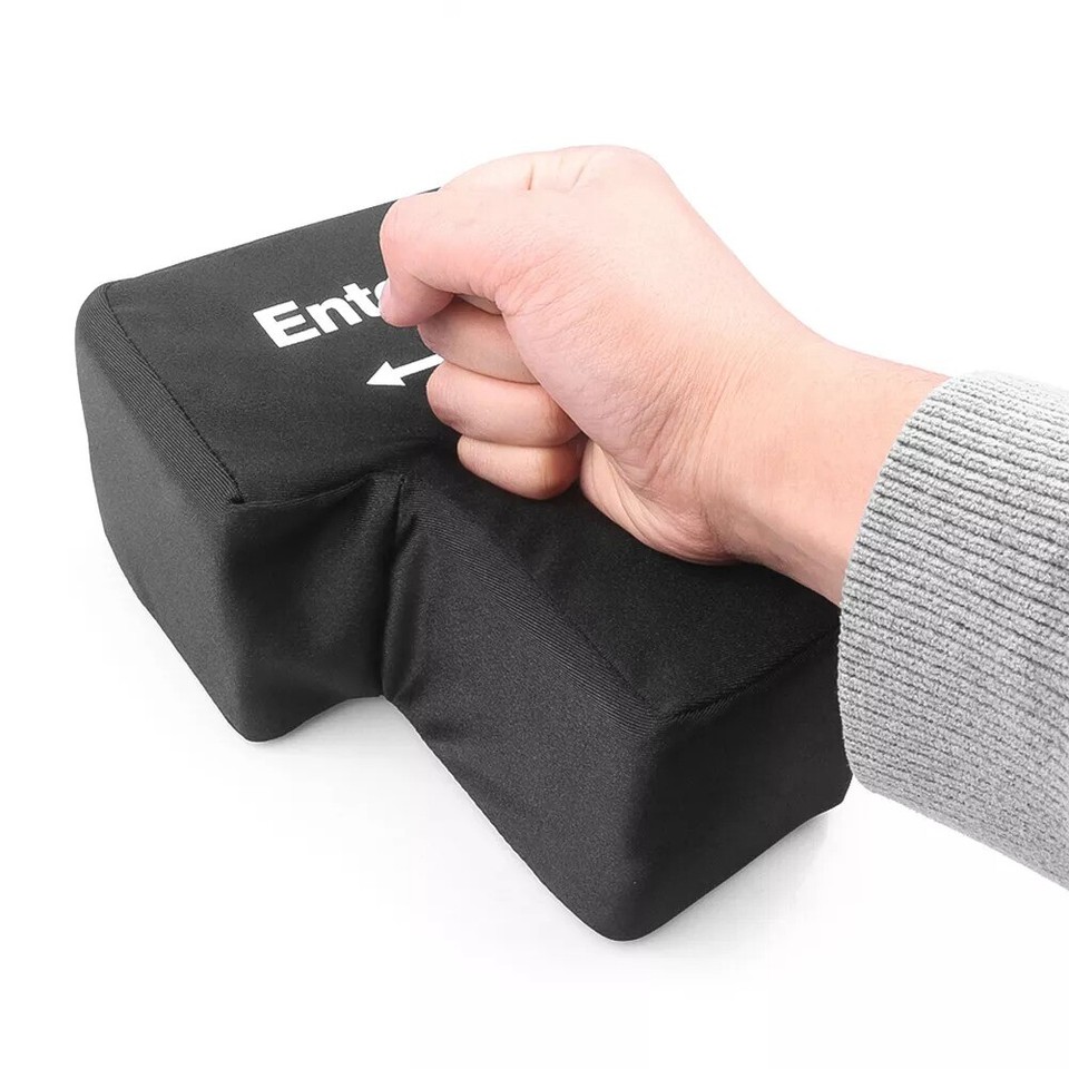 Anti-Stress Computer Huge Enter Key Big Giant USB Keyboard Vent Button ...