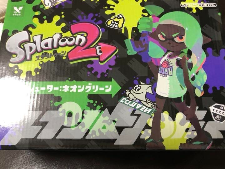 RARE Splatoon Water Gun Splashooter Neon Green Exclusive to from Japan ...