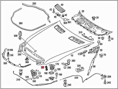2pcs Genuine MERCEDES C216 W221 S-CLASS W221 Spring element 2218800327 ...