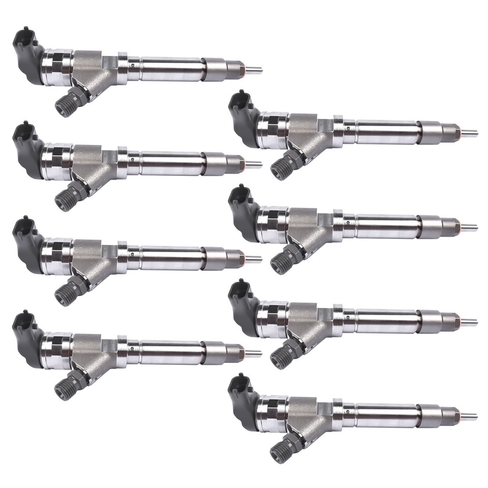 Set of 8 Diesel Fuel Injectors for 2007-2010 6.6L LMM Chevy GMC Sierra ...