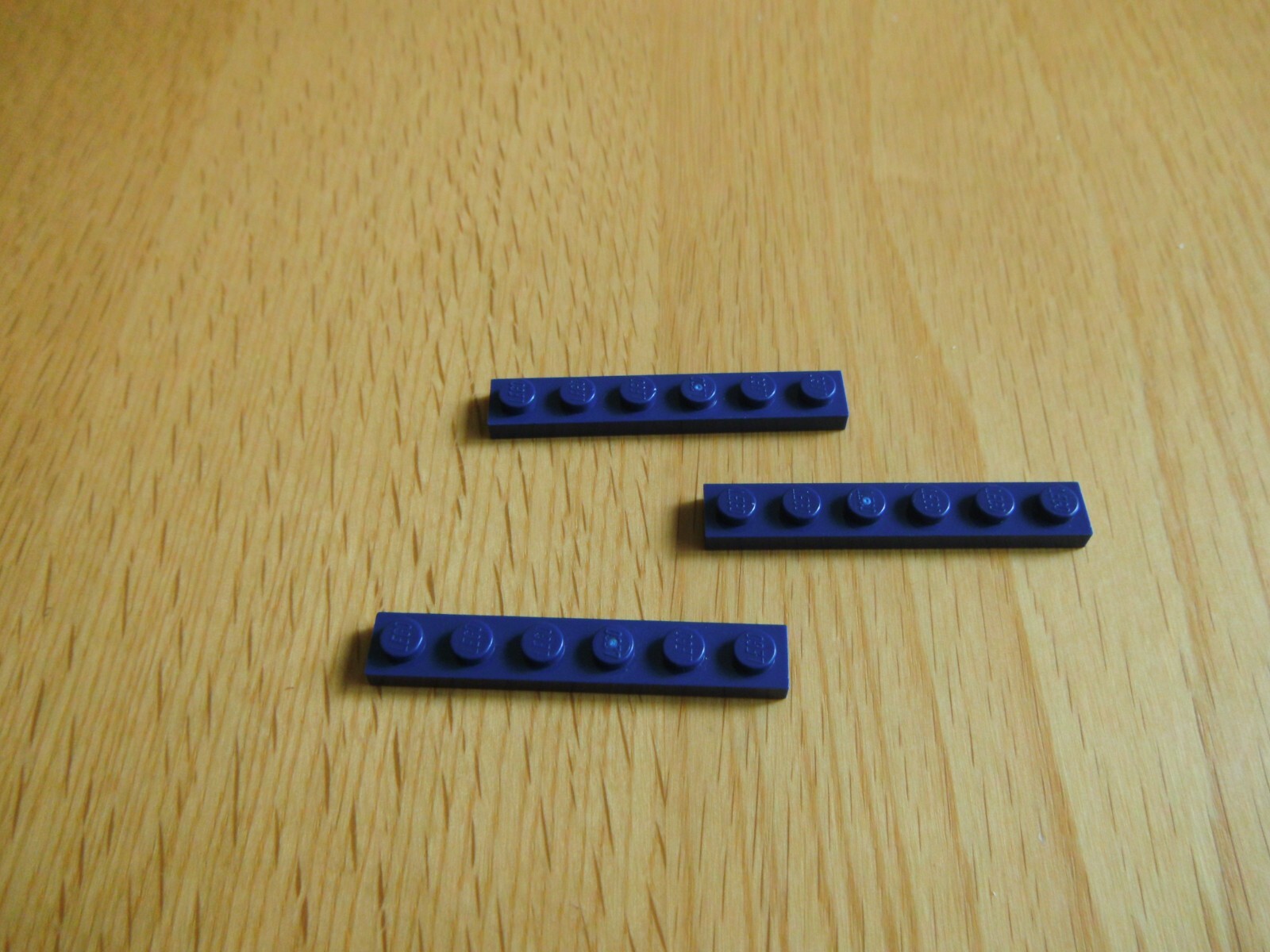 Lego 3 x 3666 Plate 1 x 6 Dark Blue (4177734 4508313) (D) | eBay