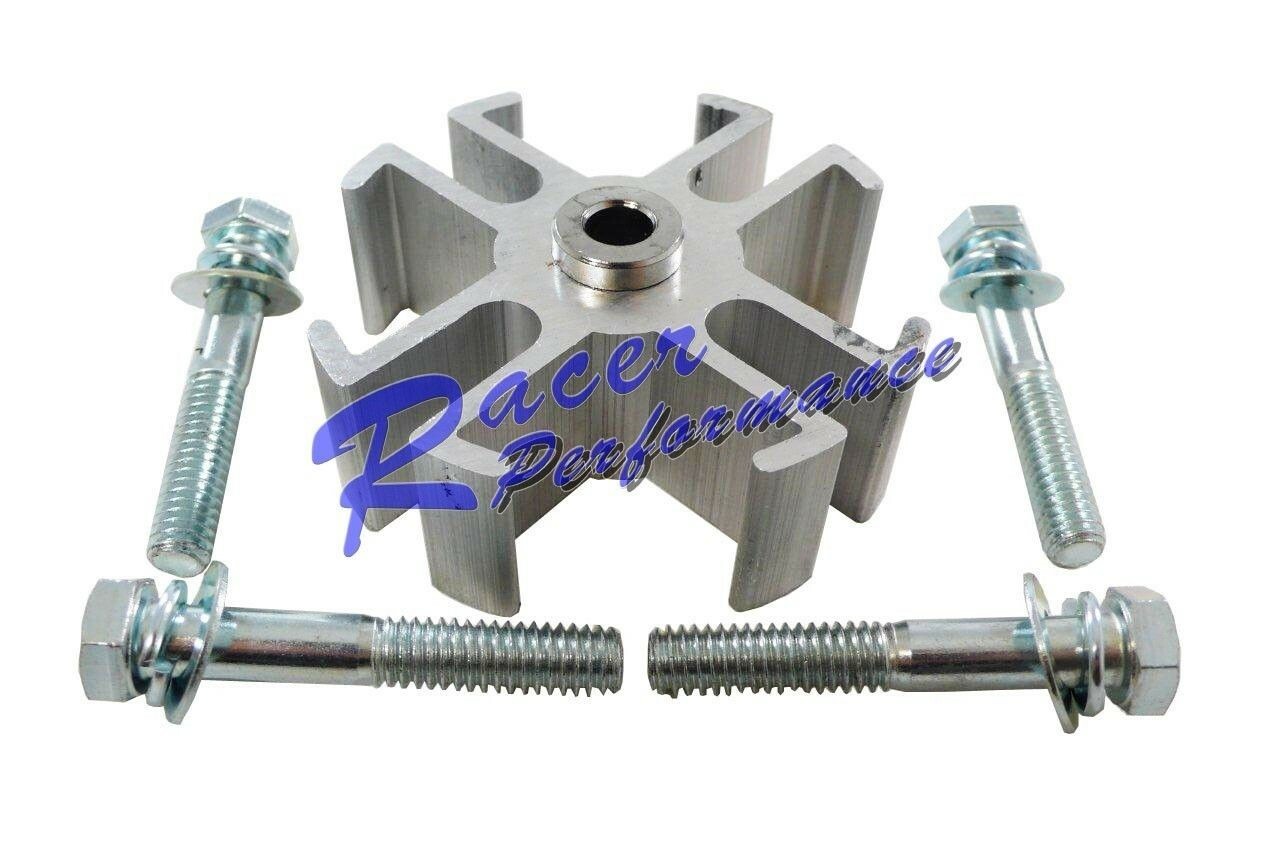 1" Aluminum Radiator Fan Spacer Kit Water Pump Chevy Ford Mopar SBC BBC ...