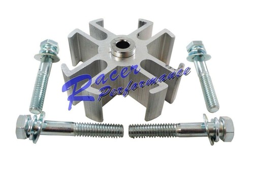 1" Aluminum Radiator Fan Spacer Kit Water Pump Chevy Ford Mopar SBC BBC ...
