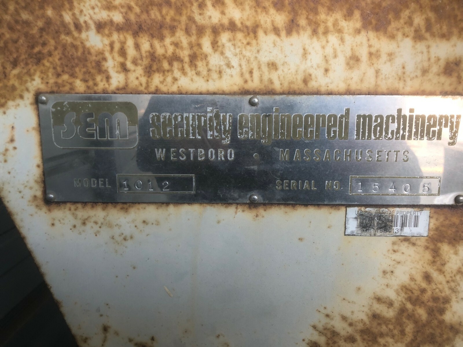 SEM SECURITY DISINTEGRATOR MODEL 1012 PAPER SHREDDER | eBay