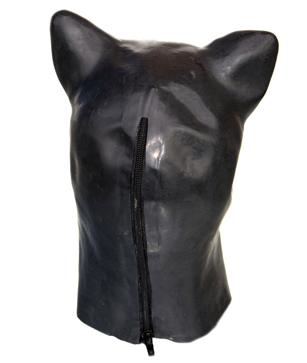 Latex Fetish Masks Hood Female Doll Dog Pup Play Fancy Dress Gimp Stag ...
