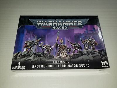 Warhammer 40K: Grey Knights Brotherhood Terminator Squad NEW Sealed | eBay