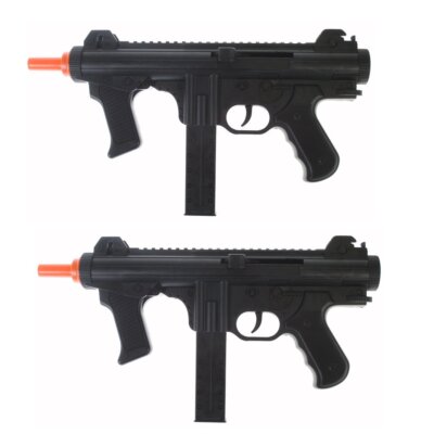Lot of 2 Dark Ops Airsoft Spring Power Mini SMG Tactical Air Gun ...