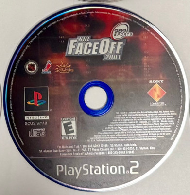NHL FaceOff 2001 PS2 Sony PlayStation 2 - Disc Only 711719711025| eBay