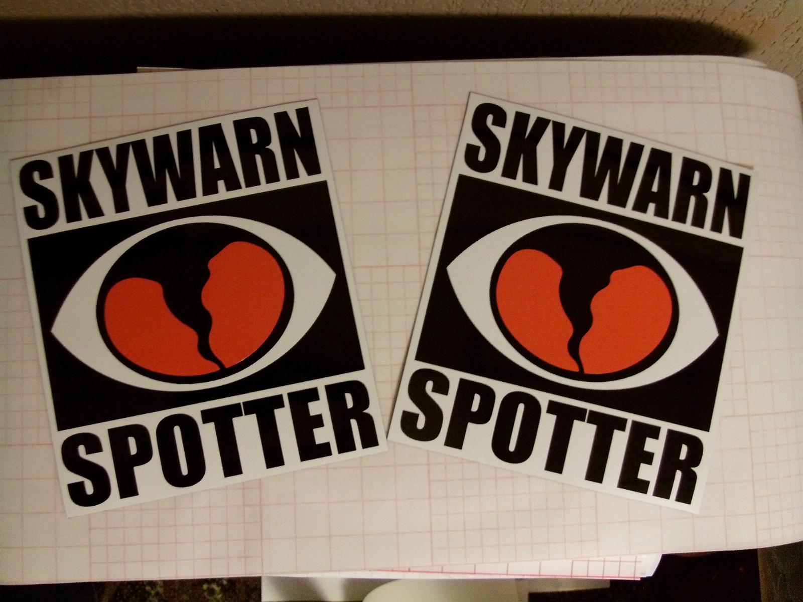 TWO 8 x 9 SKYWARN SPOTTER Magnetic Custom NWS Storm chaser NOAA HAM Sign ecom | eBay