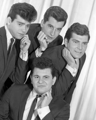 Doo wop group Larry Chance And The Earls pose for a portrait - 1963 Old ...