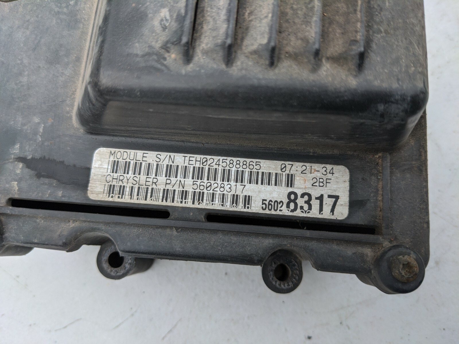 94-95 DODGE RAM PICKUP TRUCK 3.9 ENGINE COMPUTER ECU MODULE PCM ECM ...