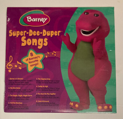 BARNEY the Dinosaur - Super Dee Duper Songs [NEW] CD Sealed Fisher ...