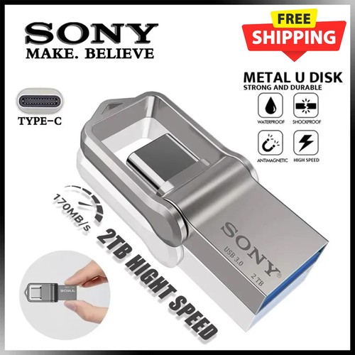 1TB 2TB TYPE-C USB 2 in 1 Flash Pen Drive Memory Stick Android/Samsung ...