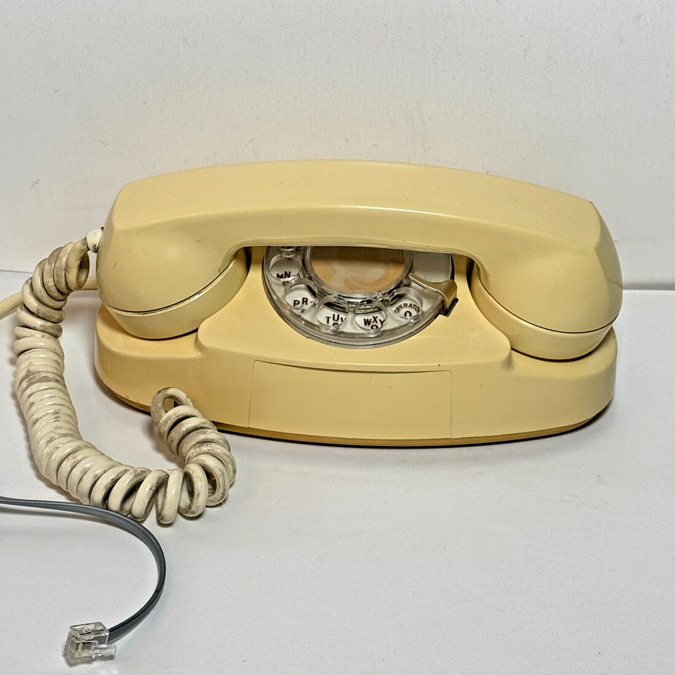 Vintage Rotary Princess Rotary Phone 701B Cream 1962 DATES MATCH Ext ...