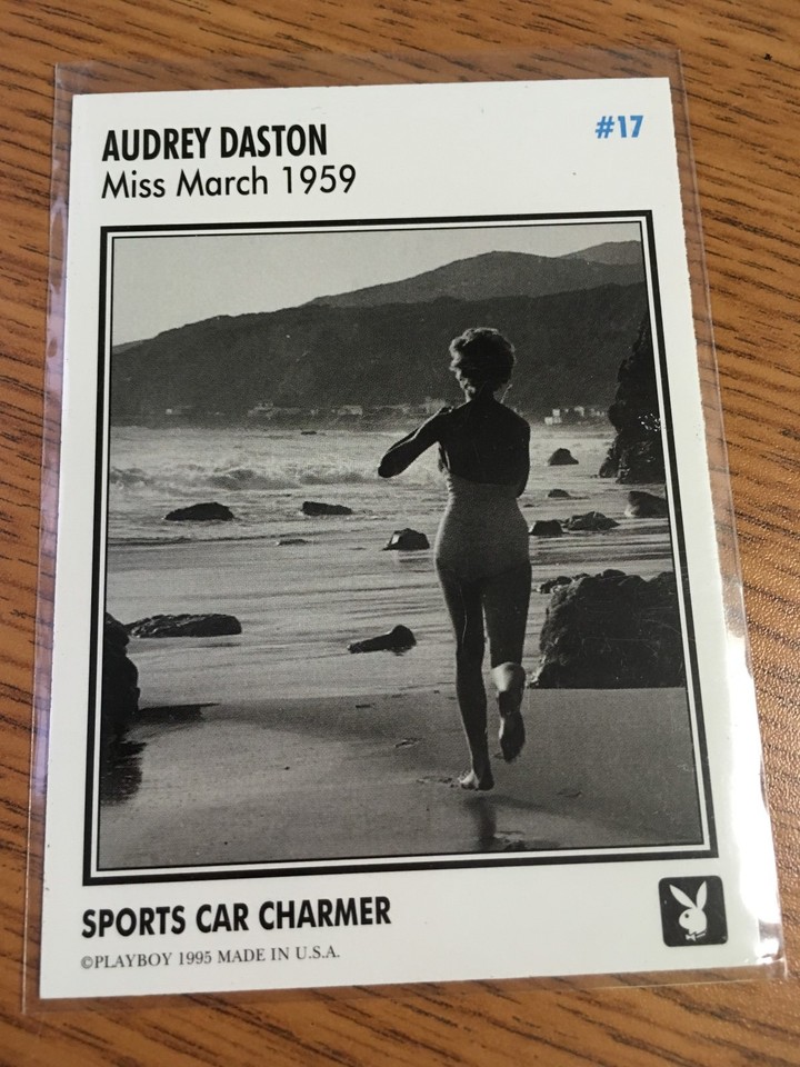PLAYBOY 1997 AUDREY DASTON COLLECTOR CARD # 17 MISS MARCH 1959 NEAR ...