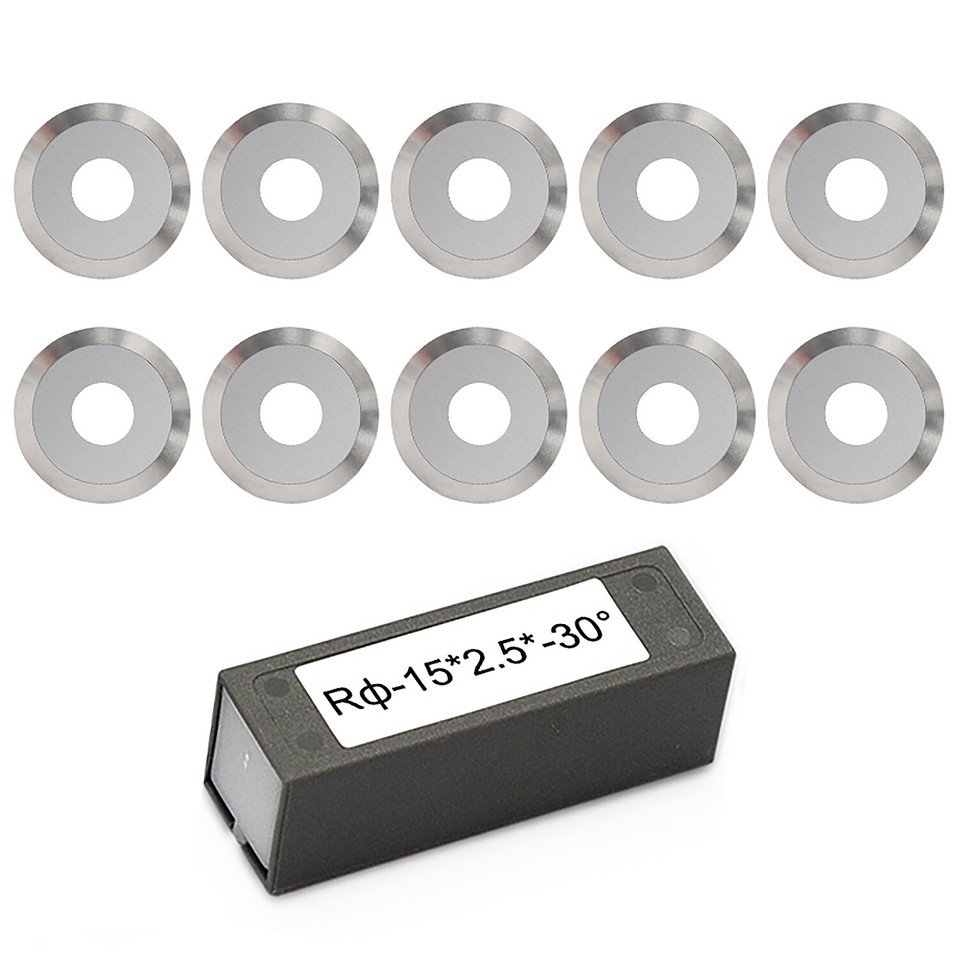 12mm Round Carbide Inserts Replacement Cutters for Wood Lathe Turning ...