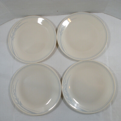 Lot of 4 Vintage Corelle by Corning Blue Lily Dinner Plate Retired ...