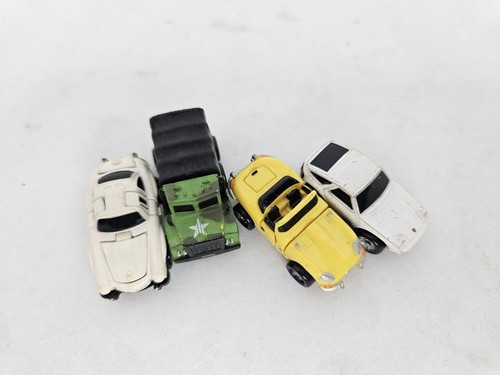 Micro Machines Deluxe Series Lot Of 4 Yellow White Green Truck Used ...