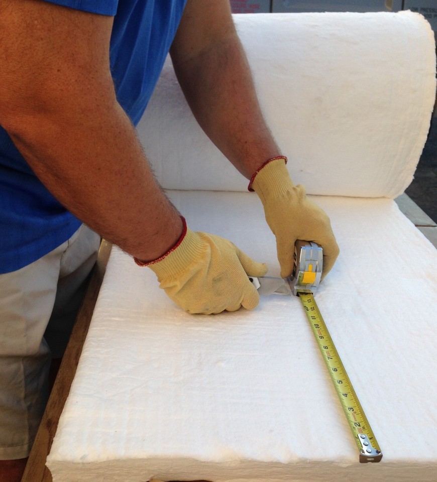 2" Kaowool 16" x 24" Ceramic Fiber Blanket Insulation 8# Thermal ...