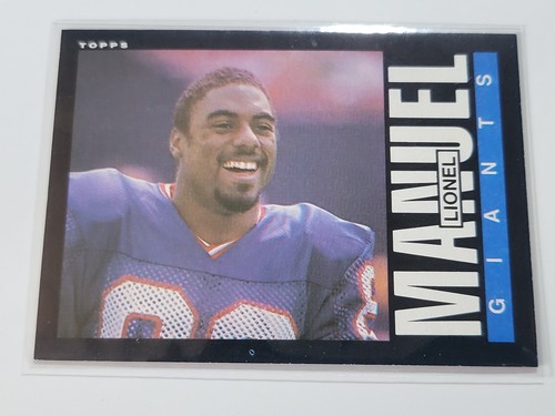 LIONEL MANUEL 1985 Topps Rookie #119. NY GIANTS - Nice Shape | eBay