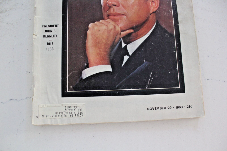 VTG TIME LIFE Magazine November 29 1963 JFK Kennedy Assassination ...