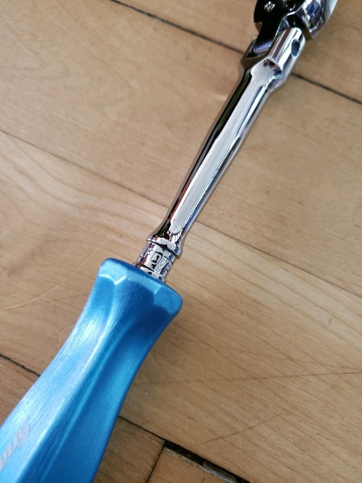 *NEW* Snap On THLFD72 PEARL BLUE Hard Handle 1/4" Flex Head Ratchet | eBay