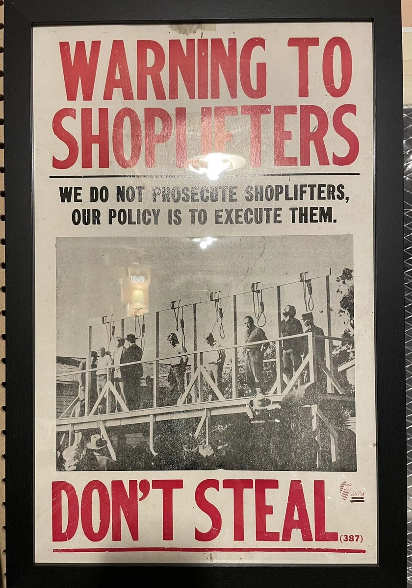 Shoplifting Posters