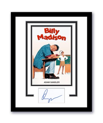Billy Madison Adam Sandler Autographed Signed 11x14 Framed Photo ACOA ...