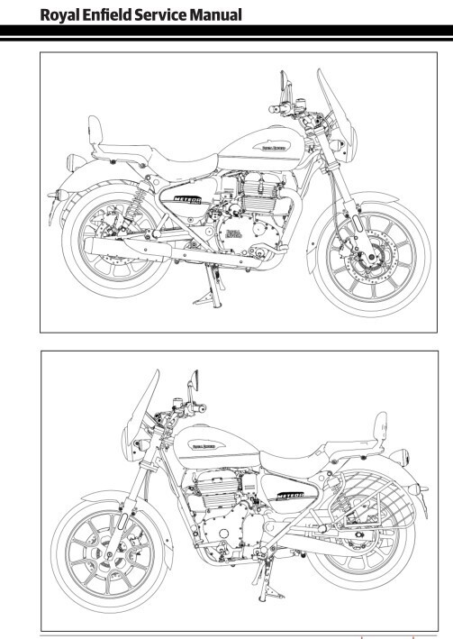 Royal Enfield Meteor 350 2020 Service Manual | Paper | 1 Month Subscription | 2023