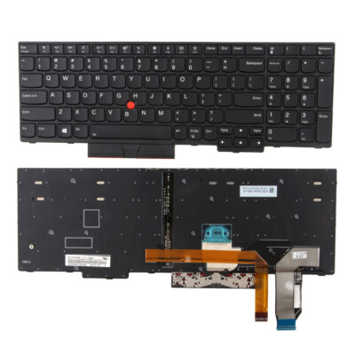 New US keyboard Backlit for Lenovo ThinkPad E580 E590 T590 E590 E595 ...