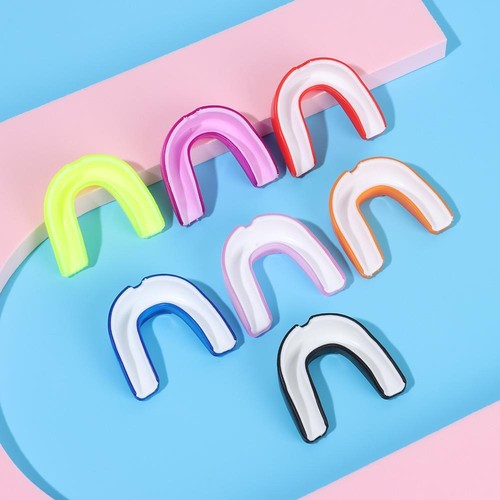 Kids Football Silicone Mouth Guard Rugby Boxing Gum Shield Teeth ...