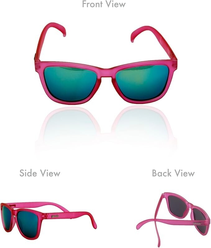 Goodr OG Sunglasses Pink/Teal | eBay