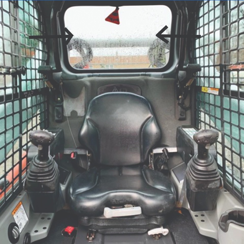 E-7219974 Rear Cab Window Glass for Bobcat A770, S450, S510, S530, S550 ...