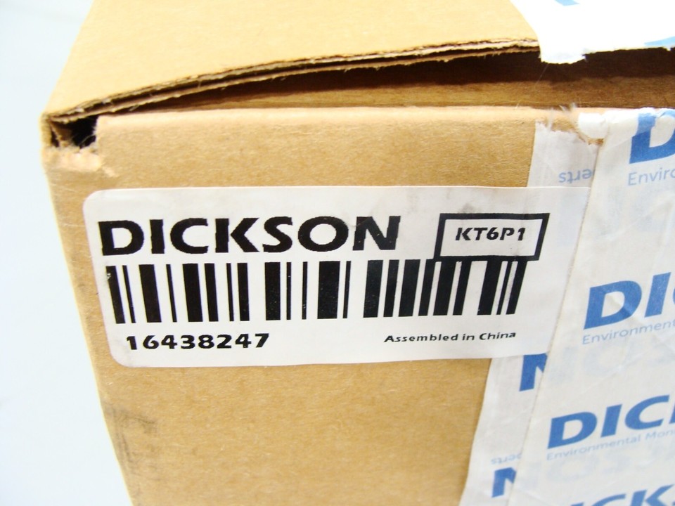 NEW Dickson KT6P1 6" Temperature Chart Recorder 24 Hour 7 Days + R400 ...