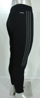 ADIDAS AREOREADY Black Zipped Bottom Track Pants Size S | eBay UK