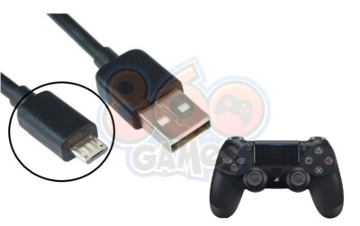 Sony PlayStation 4 Wireless Controller USB Charging Cord Cable Charger ...