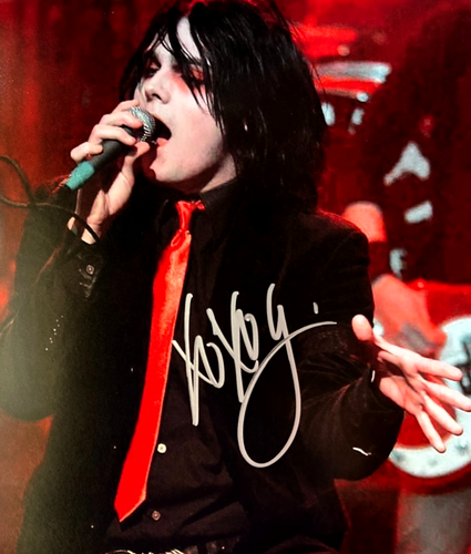 Gerard Way (My Chemical Romance) Signed 8x10" Authentic Original ...