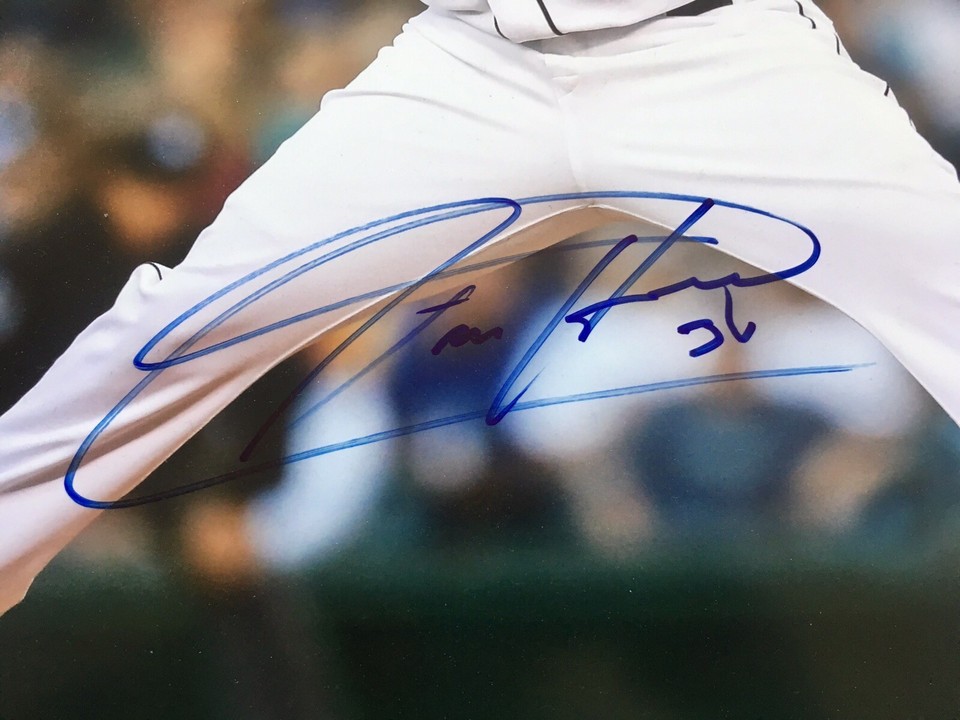 King Felix Hernandez Signed Autographed Photo 16x20 Seattle Mariners ...