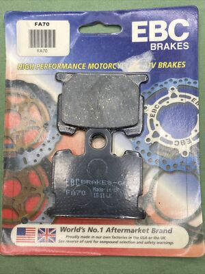 NEW EBC FA70 BRAKE PADS HIGH PERFORMANCE MOTORCYCLE ATV | eBay