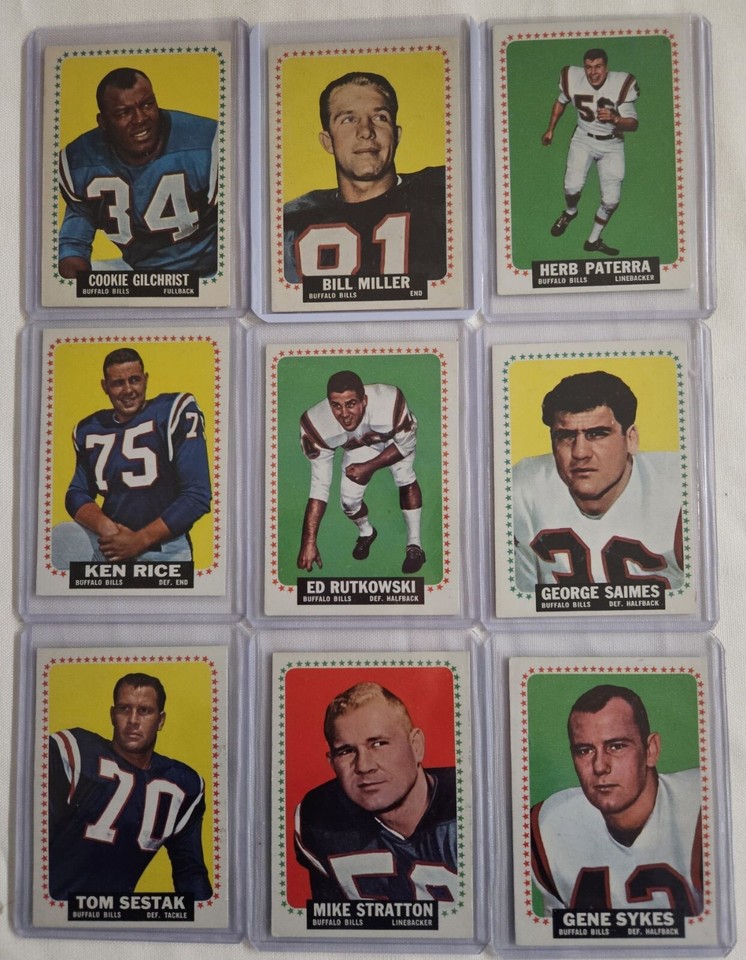 1964 Topps Football Complete Set W/All HOF’s GRADED MINT (BEST DEAL ON ...