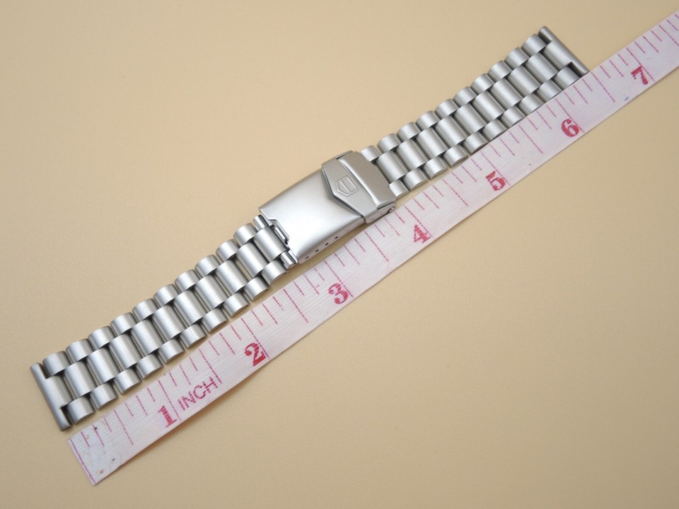 NEW 18MM STAINLESS BRACELET SOLID LINKS TAG HEUER F1 CHRONO CA1210-1215 ...