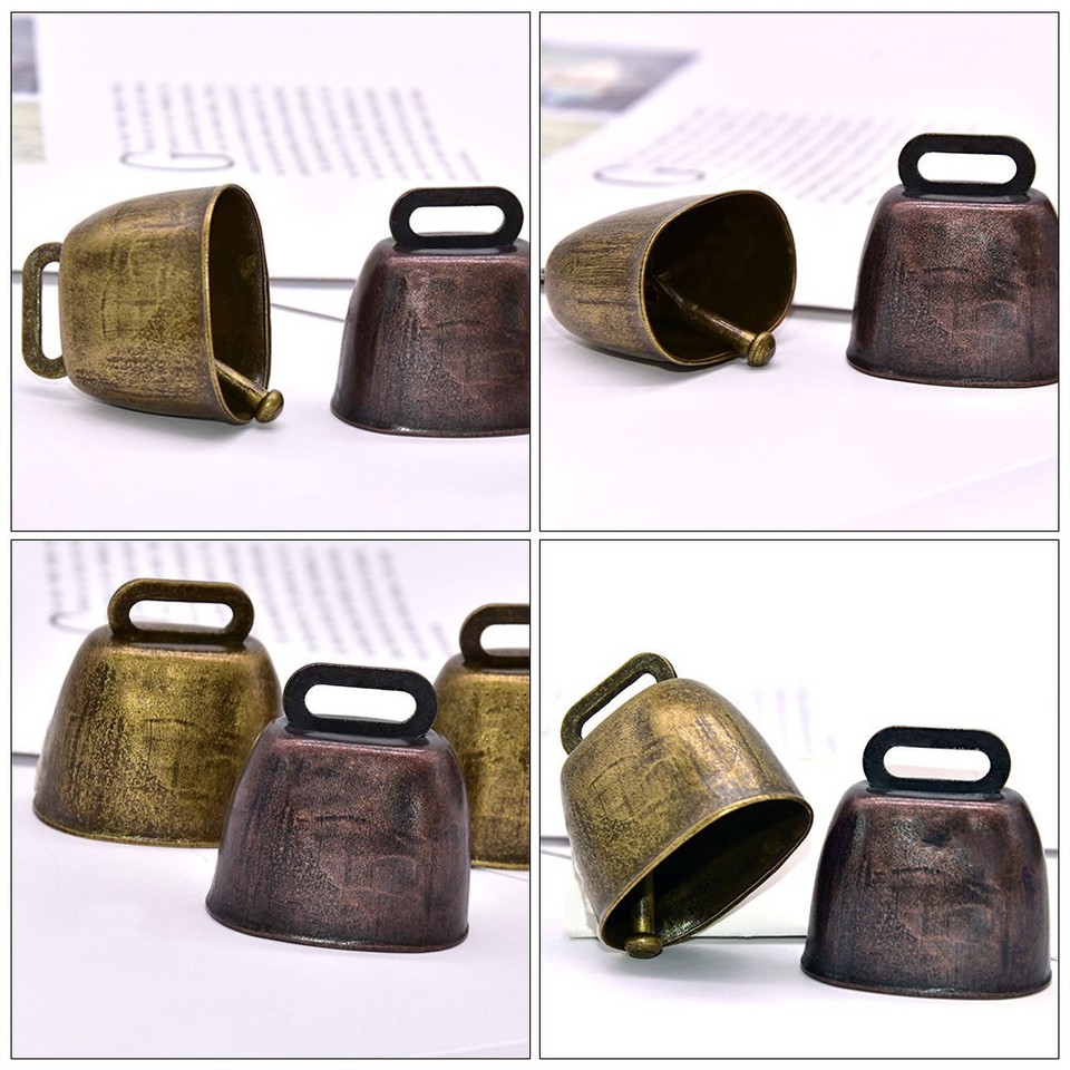 16 Pcs Iron Retro Cattle Bells Livestock Bells for Farming Accessories ...