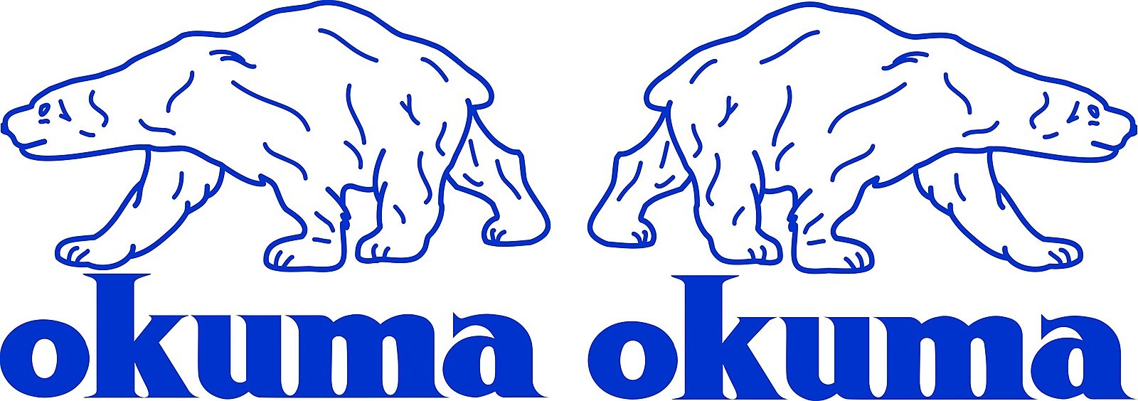 Okuma stickers 2 x 200 x 145 Avery Marine Grade Material | eBay Australia
