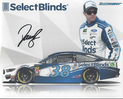 SIGNED 2019 DAVID RAGAN “SELECT BLINDS” #38 NASCAR MONSTER ENERGY CUP ...
