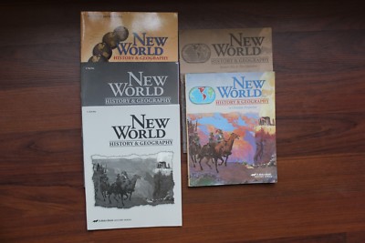 A Beka 6th grade New World History & Geography textbook and keys | eBay