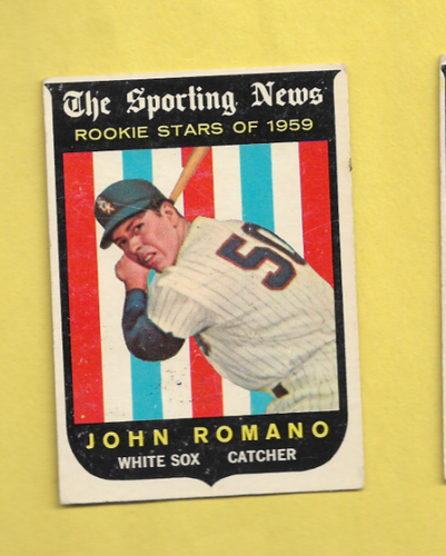 1959 Topps John Romano #138 Chicago White Sox G/VG FREE SHIPPING | eBay