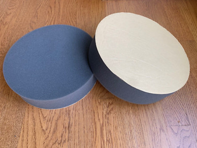 2- Extra Thick Foam Pad 10" x 2.5" Round Seat Bar Stool Cushion ...