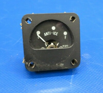Beech Baron E-55 Ideal Precision Anti Ice Gauge P/N 50-384001-31 (0120 ...